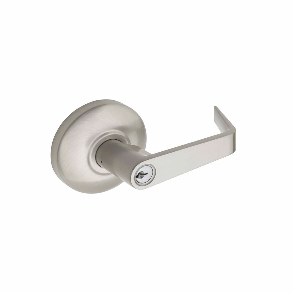 Commercial Non-Handed Keyed Entry Exterior Trim for Panic Exit Device ...